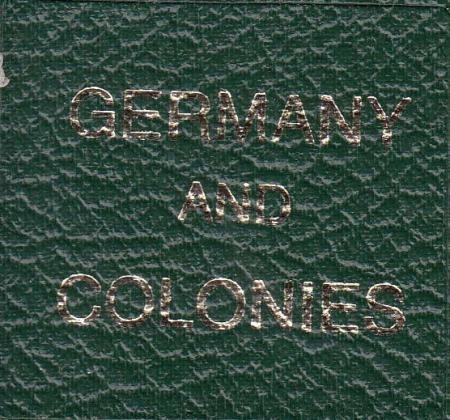 Scott LB??? Specialty Series Green Binder Label: Germany and Colonies